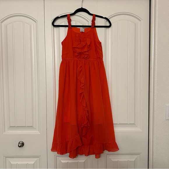 Disney | Dresses | Disney D Signed Dress Girls Size Medium Orange ...